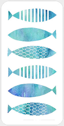 simple fish stencil