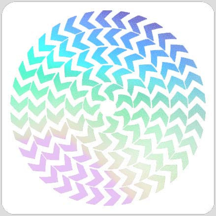 Chevron Circle - A Colorful Life Designs