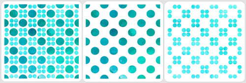 Layered Dots Stencil - A Colorful Life Designs