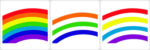 Layered Rainbow Bridge Stencil - A Colorful Life Designs