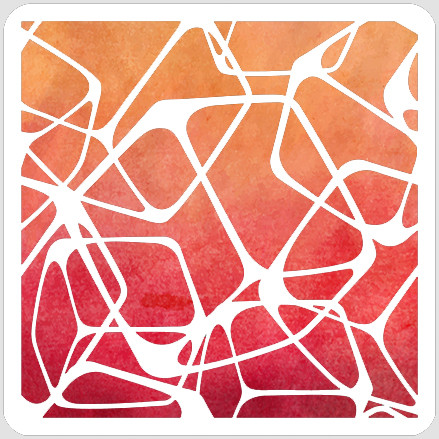 Floating Blocks Stencil - A Colorful Life Designs