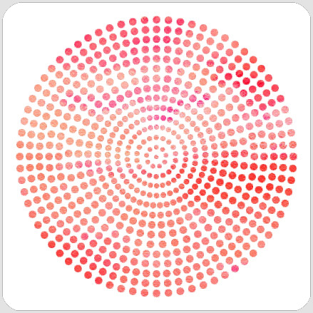 Dot Circle Stencil - A Colorful Life Designs