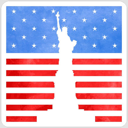 Lady Liberty Stencil - A Colorful Life Designs