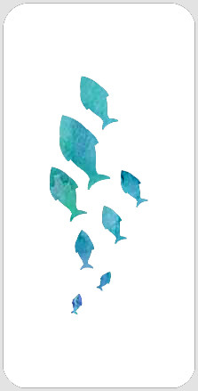 Swimming Fish - A Colorful Life Designs