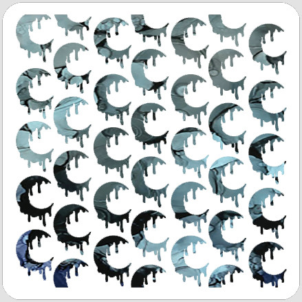Drippy Moon Stencil - A Colorful Life Designs