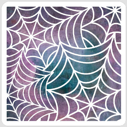 Tangled Webs Stencil - A Colorful Life Designs