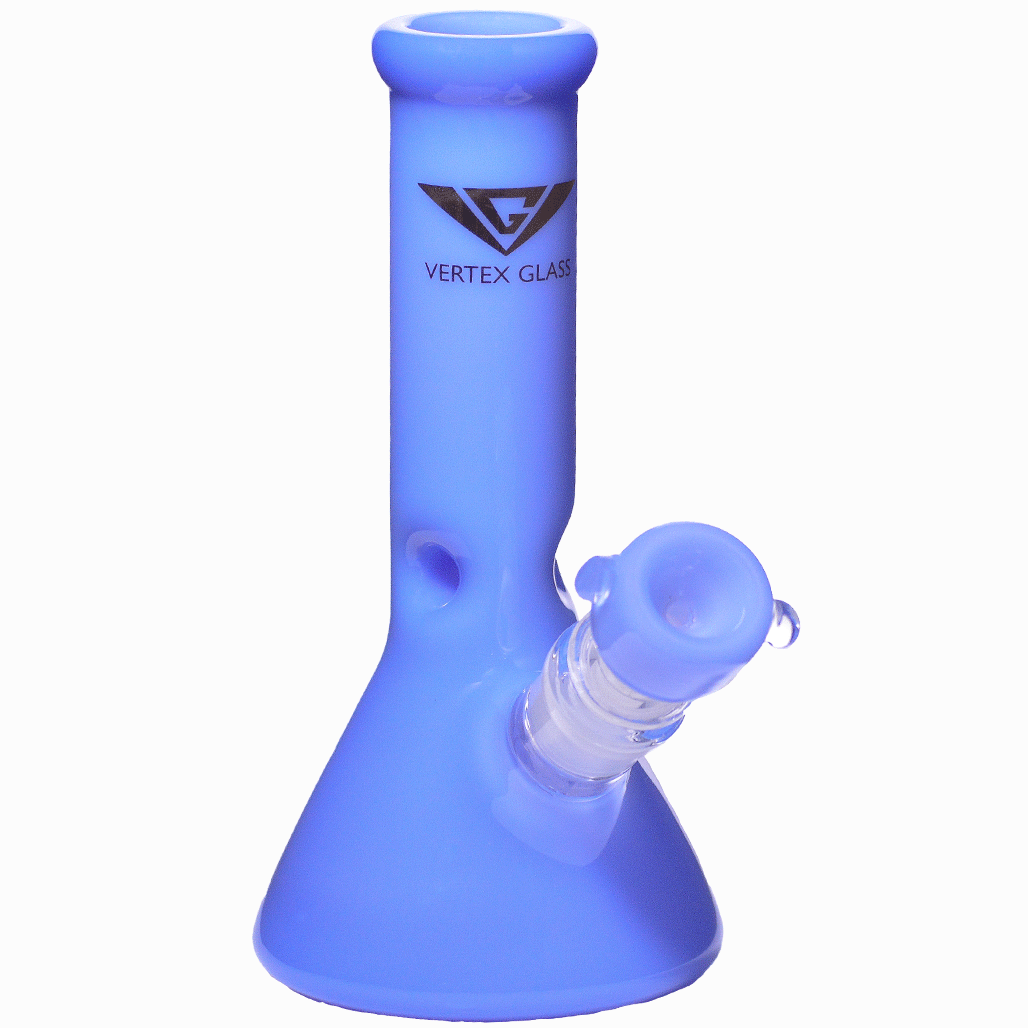 Vertex Glass Mini Beaker Milky Blue