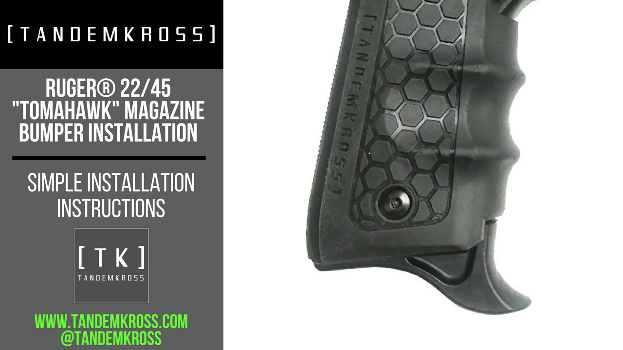 TANDEMKROSS Launches New Hooked Magazine Bumpers for Ruger® MKIV 22/45 ...