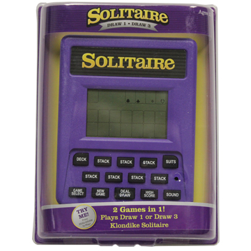 Handheld Game "Solitaire" 2 in 1 Game- giftshop las vegas store online