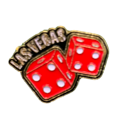 Red Dice Pin Souvenir Lapel