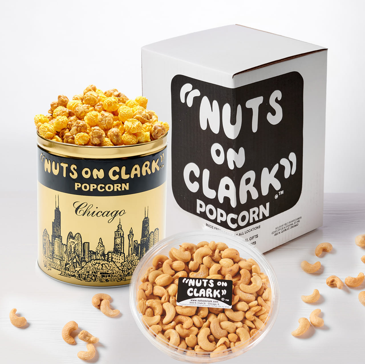 Gourmet Nuts and Popcorn Gifts | Nuts on Clark