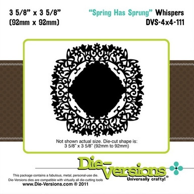 Die-Versions DVS-4X4-111 SPRING HAS SPRUNG Cutting Die - Simply Special ...