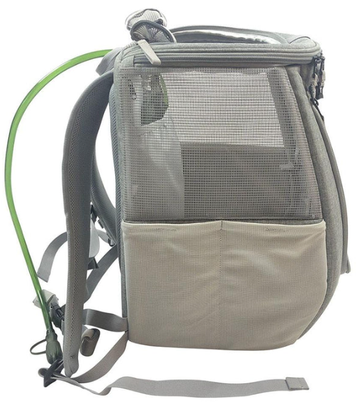 Travel Cat "The Navigator" Convertible Cat Backpack Heather Grey - Pet ...