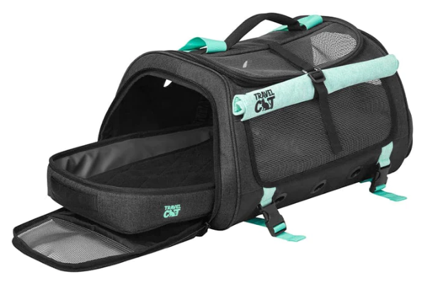 Travel Cat "The Transpurrter" Ultimate Calming Convertible Cat Carrier ...