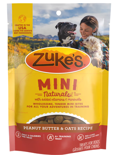 Zuke's Mini Naturals Peanut Butter Dog Treat 16oz - Pet Food Warehouse