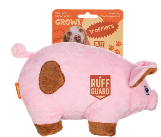 Growl Troffler Pig Pink - Pet Food Warehouse