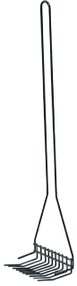 Midwest Handy Dandy Pet Waste Rake - Pet Food Warehouse