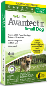 Vetality Avantect II Small Dog 4-10 lbs 4 Pack - Pet Food Warehouse