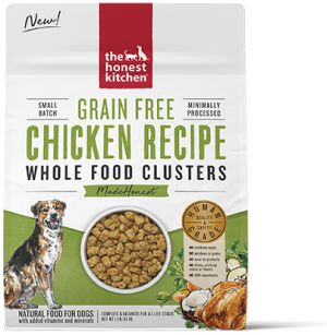 Honest Kitchen Whole Food Clusters Grain Free Chicken Dog Food 1lb ...