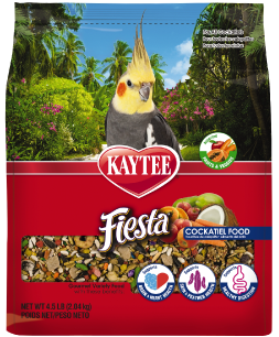 Kaytee Foods Fiesta Cockatiel Bird Food 4.lb - Pet Food Warehouse