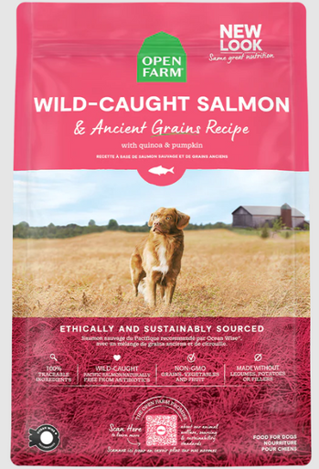Open Farms Ancient Grains Harvest Salmon 22lb - Pet Food Warehouse