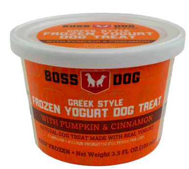 Boss Dog Yogurt Pumpkin & Cinnamon Dog Food 3.5oz - Pet Food Warehouse