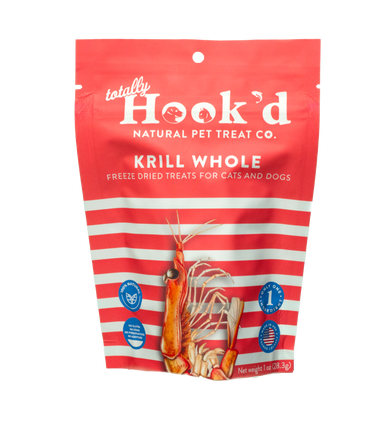 Totally Hooked Fresh Freeze Dried Whole Krill 1oz - Pet Food Warehouse
