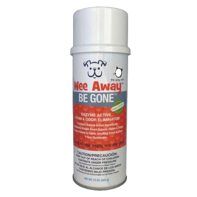 Wee Away Be Gone Pet Stain Odor Eliminator Remover for Dogs Cats 15oz ...