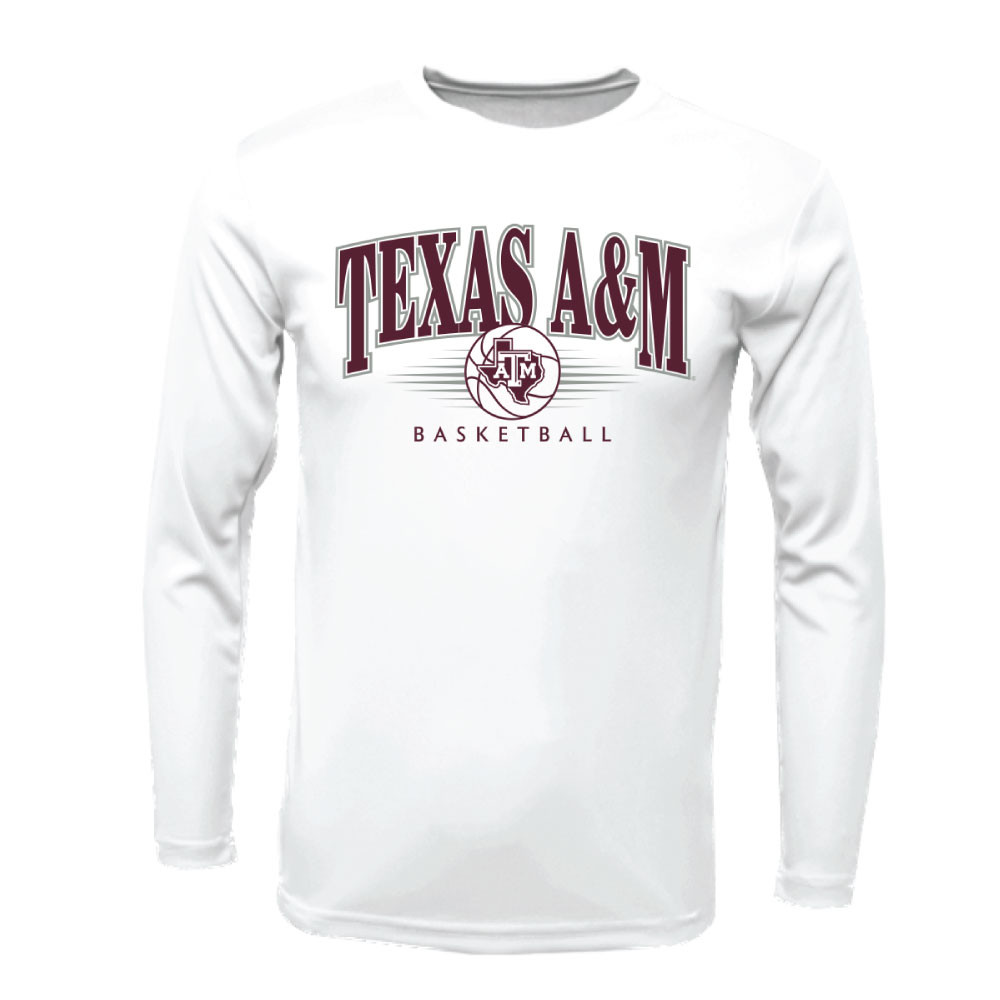 Lonestar Basketball Active Long Sleeve - White - The Warehouse at C.C ...