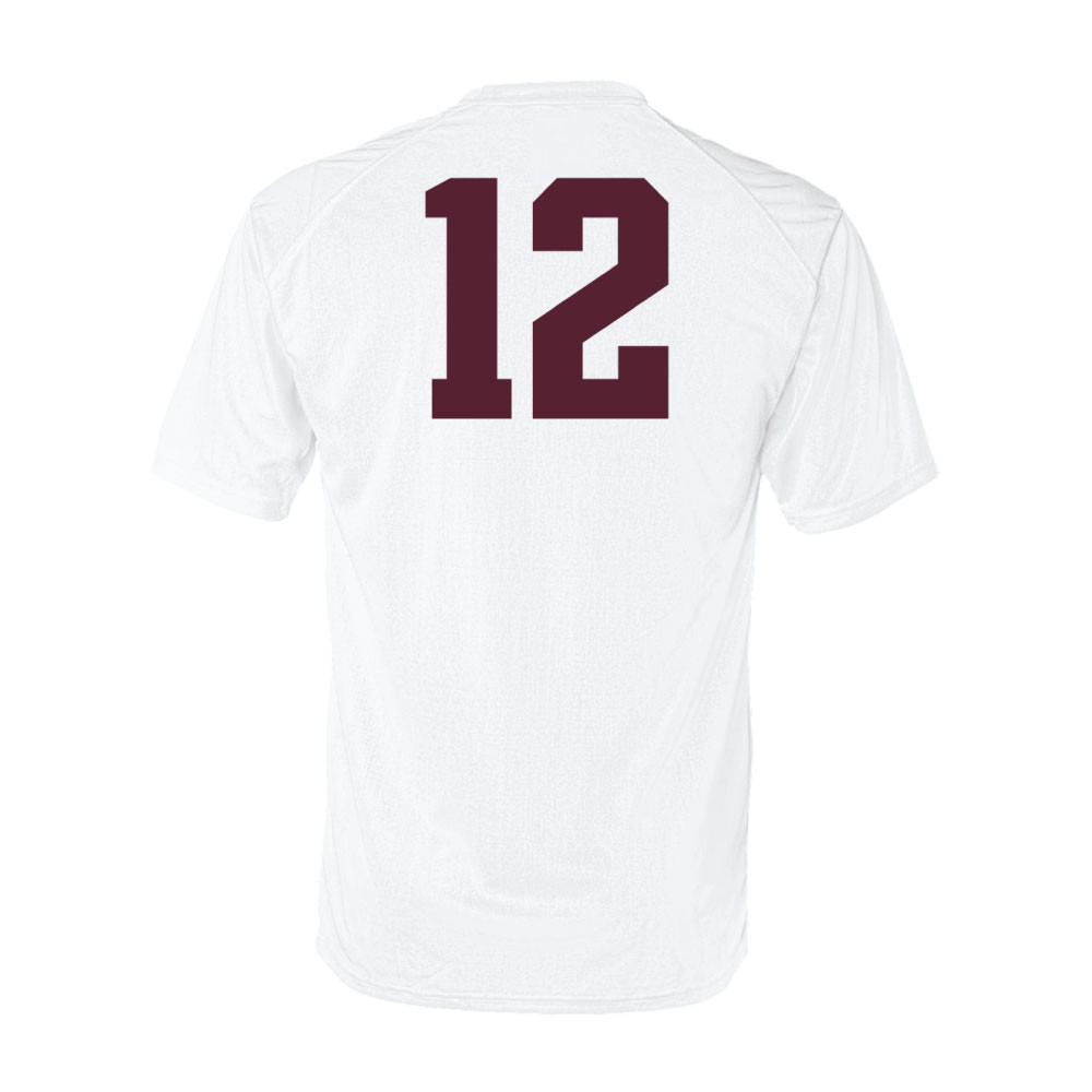 Script Baseball Jersey Active Short Sleeve - White - The Warehouse at C ...