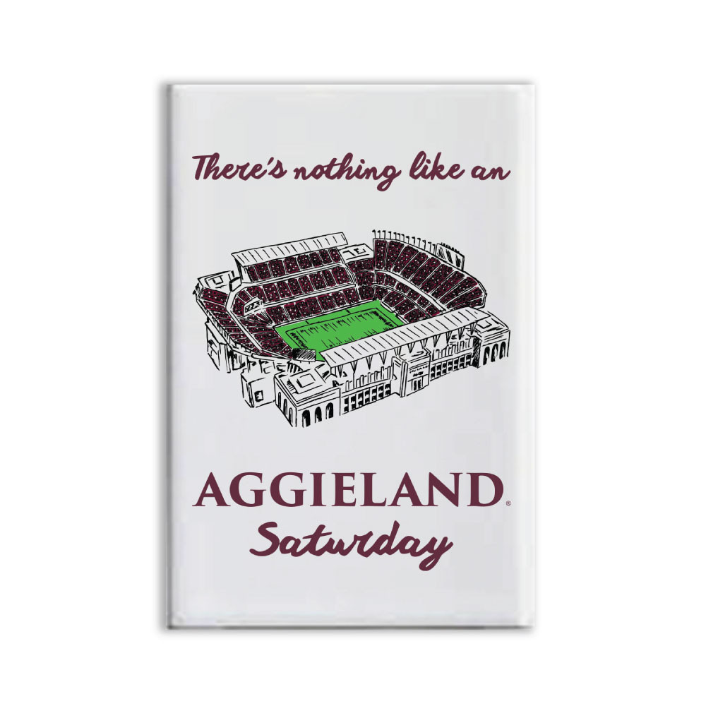 Aggieland Saturday Magnet - The Warehouse at C.C. Creations