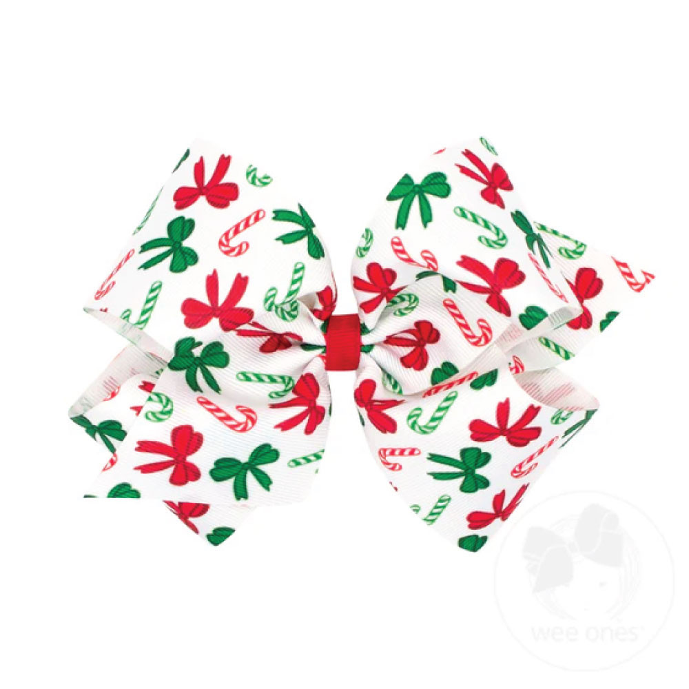 Candy Cane Tree Bow - The Warehouse at C.C. Creations