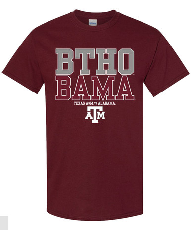 BTHO Alabama Short Sleeve - Maroon - The Warehouse at C.C. Creations