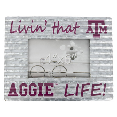 Aggie Life Corrugated Frame - Silver - The Warehouse at C.C. Creations