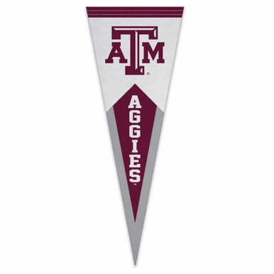 Logo Pennant Flag - Maroon & White - The Warehouse at C.C. Creations