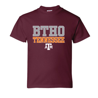 Youth BTHO Tennessee Short Sleeve - Maroon - The Warehouse at C.C ...