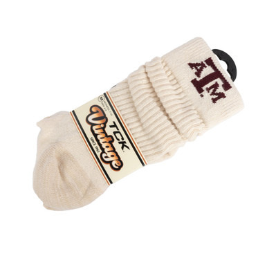 Slouch Crew Socks - Tan - The Warehouse at C.C. Creations