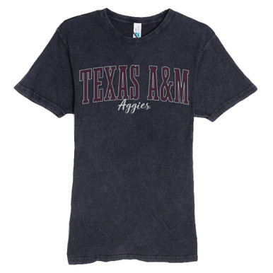 Aggies Simple Script Short Sleeve - Dark Grey - The Warehouse at C.C ...