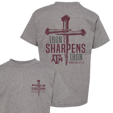 Youth Iron Sharpens Iron Short Sleeve - Grey - The Warehouse at C.C ...