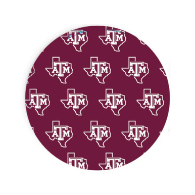 Lonestar 7" Plate - Maroon - The Warehouse at C.C. Creations