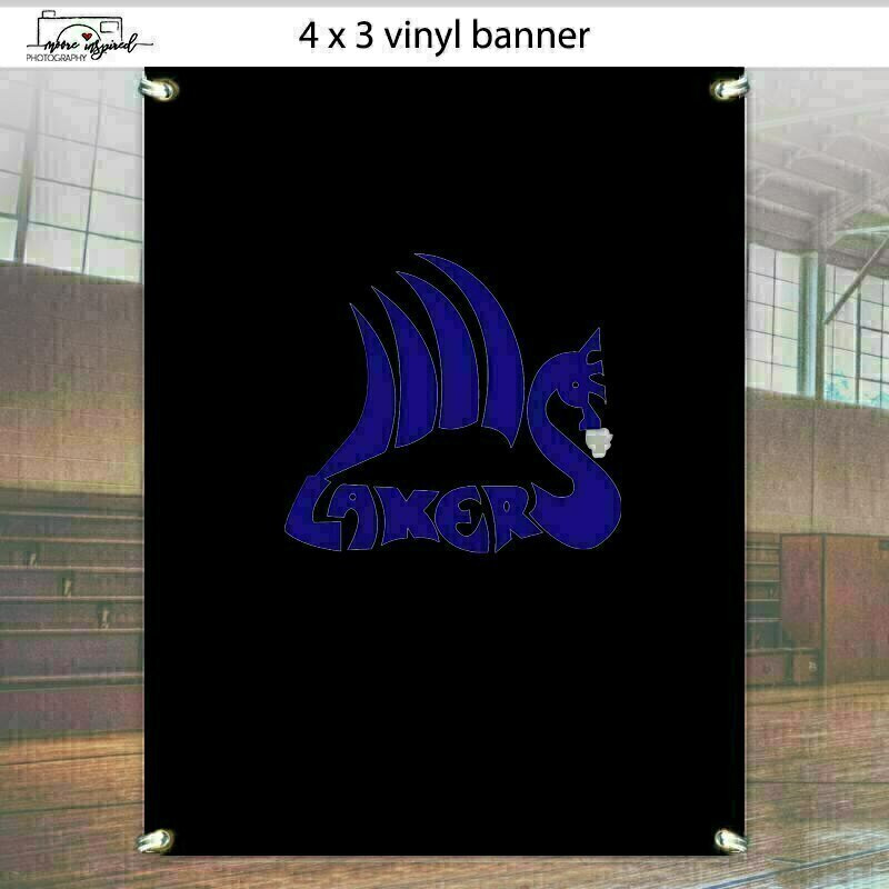 VINYL BANNER SHELL LAKE