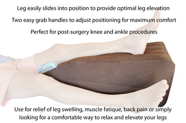 Inflatable Leg & Knee Elevation Pillow - SKWOOSH