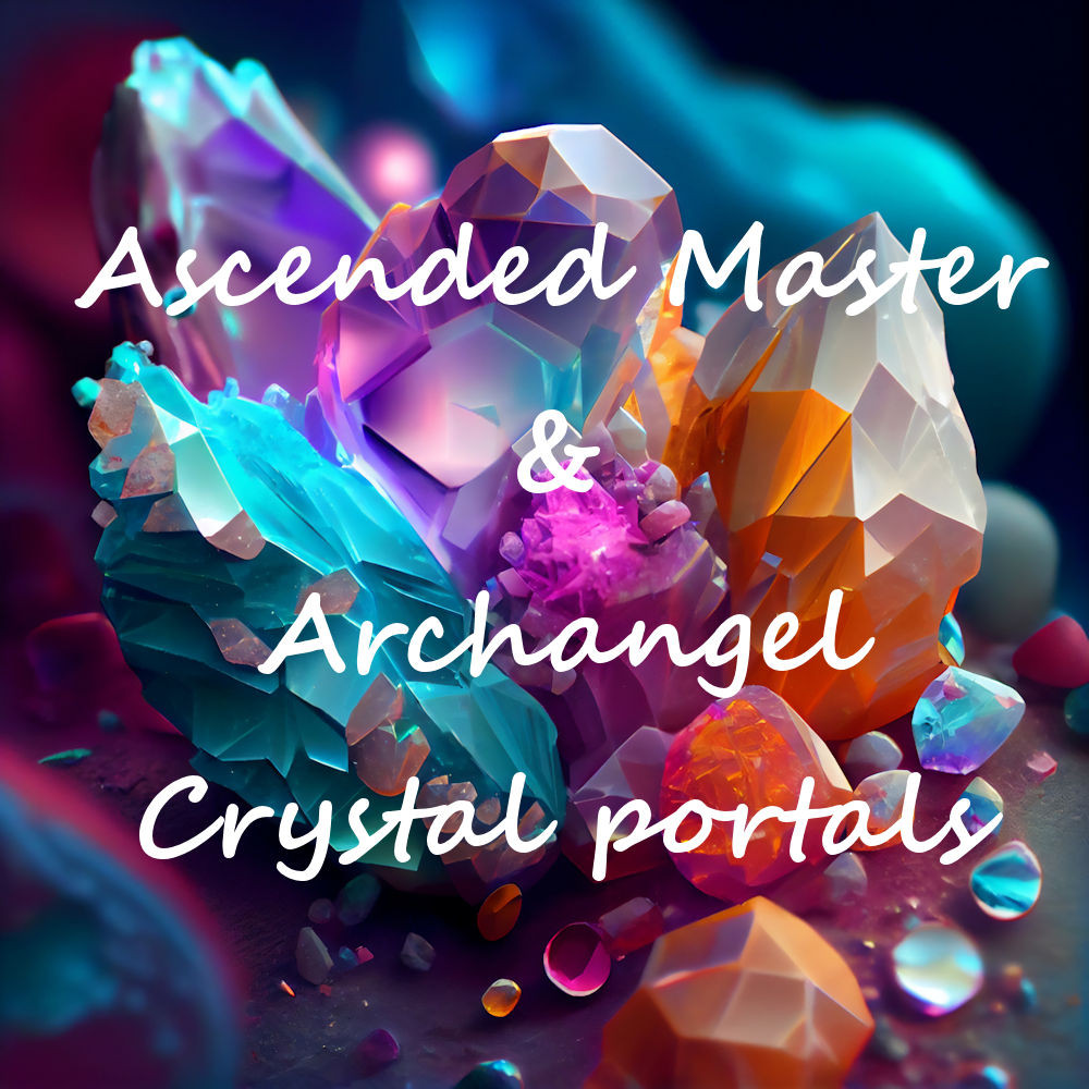 Ascended Master or Archangel Crystal portal - Alpha Imaging Store