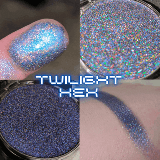 Nebula Nectar Galaxy Glimmer Holographic Pressed Eyeshadow - Notoriously Morbid