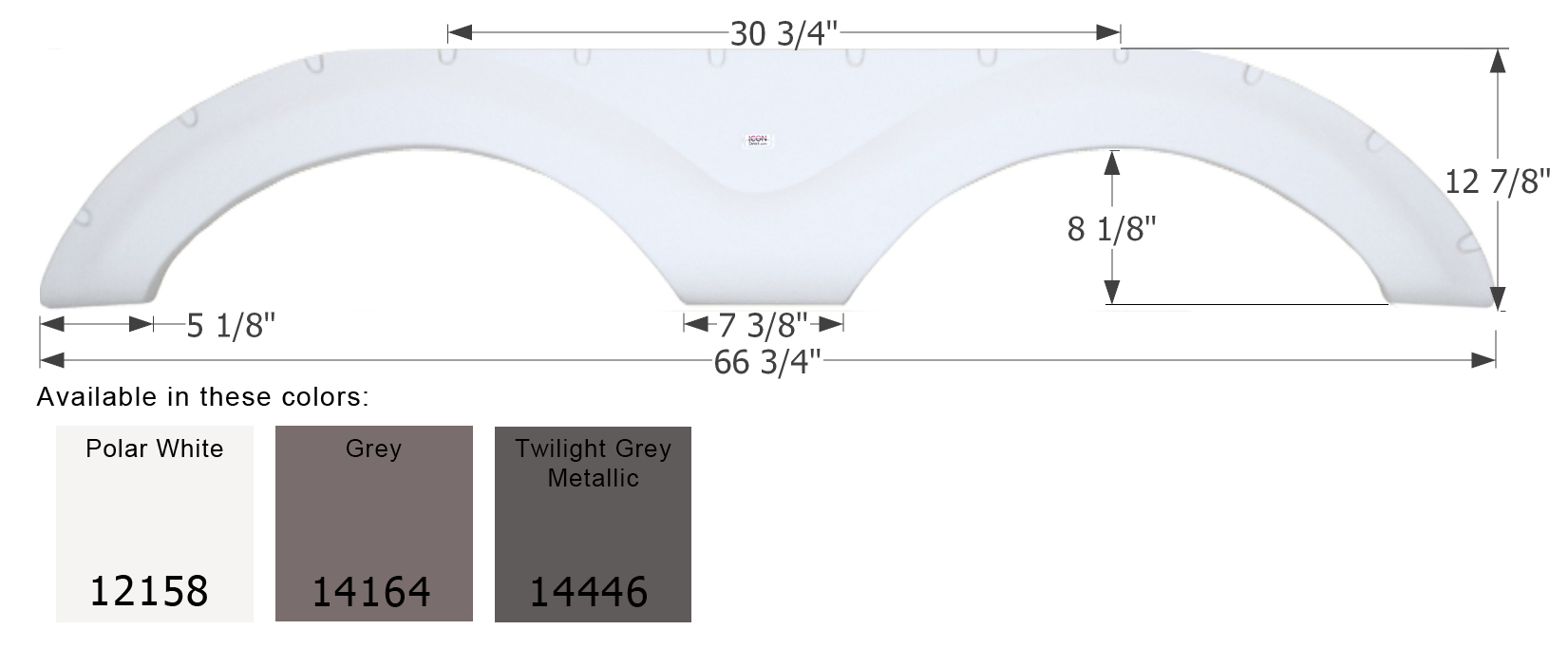 Tandem Fender Skirts for Dutchmen Travel Trailers & Fifth Wheels - FS790