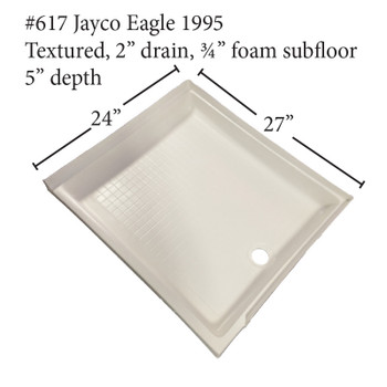 #617 Jayco RV fiberglass shower pan - IconDirect.ca