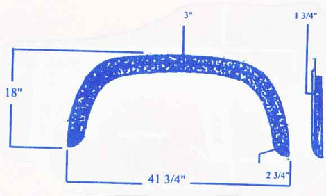 #286 Mallard Sprinter RV single fender skirt, also fits Sprinter Class ...