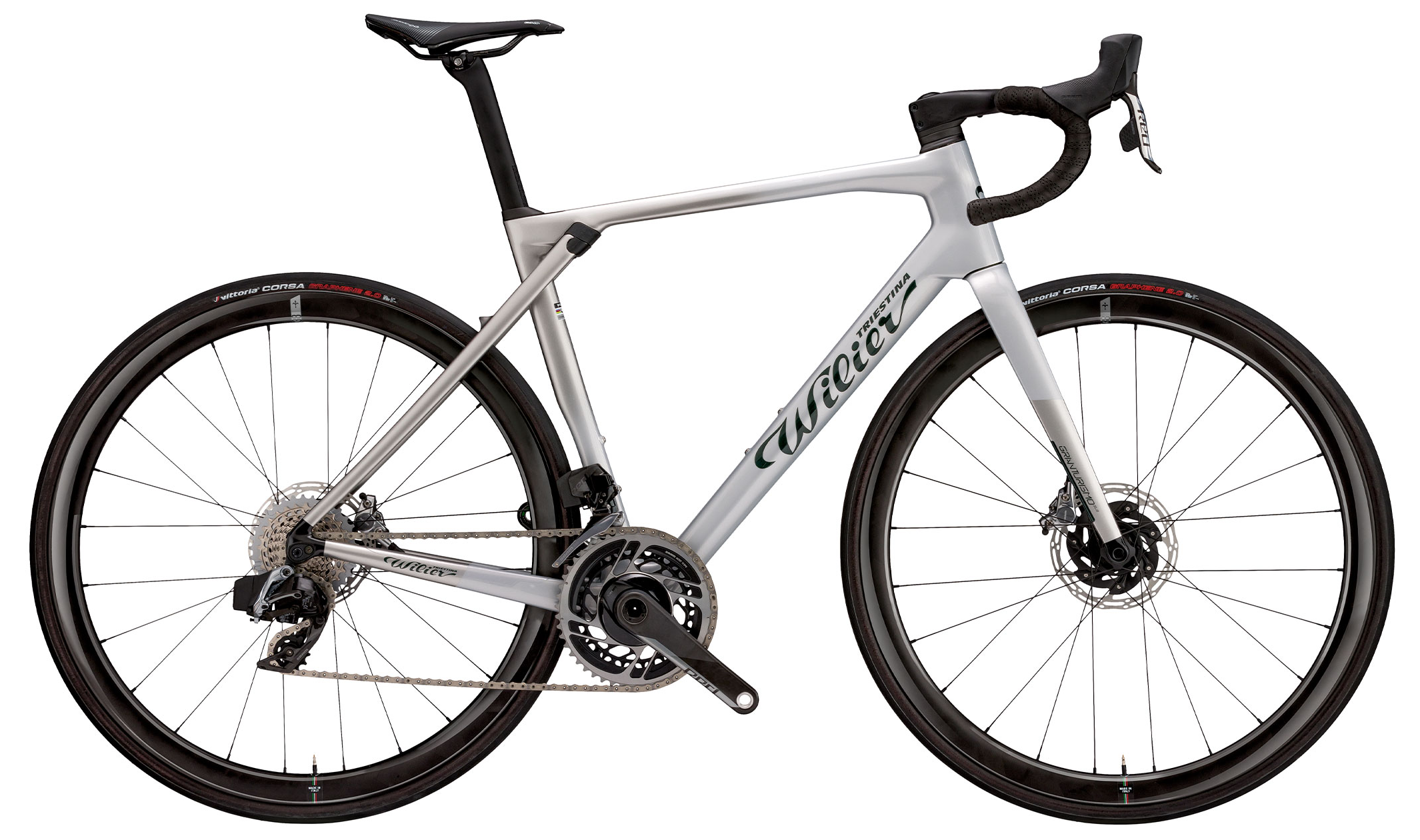 Wilier Gran Turismo Disc R8150 - Silver/Emerald Green - Medium - Kiwivelo