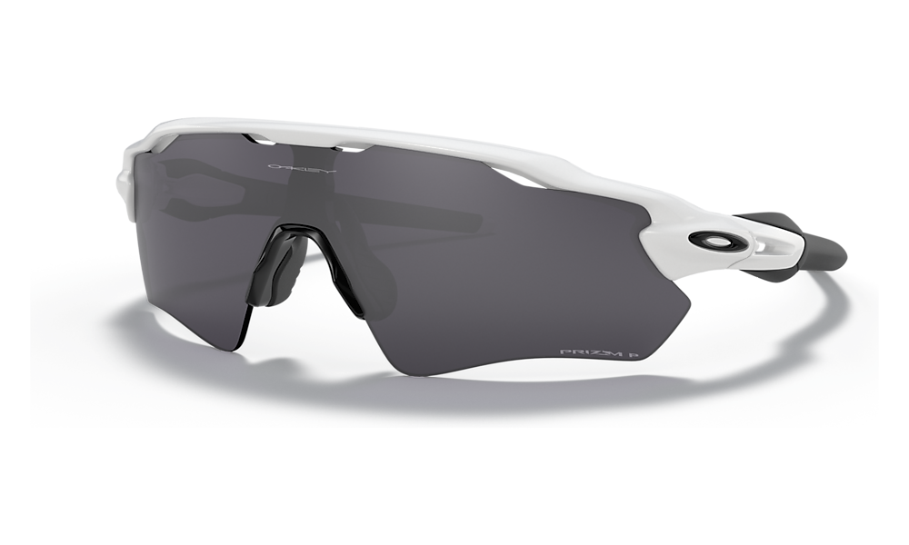 Oakley Radar EV Path Polished White w/ Prizm Black Polarized Lens ...
