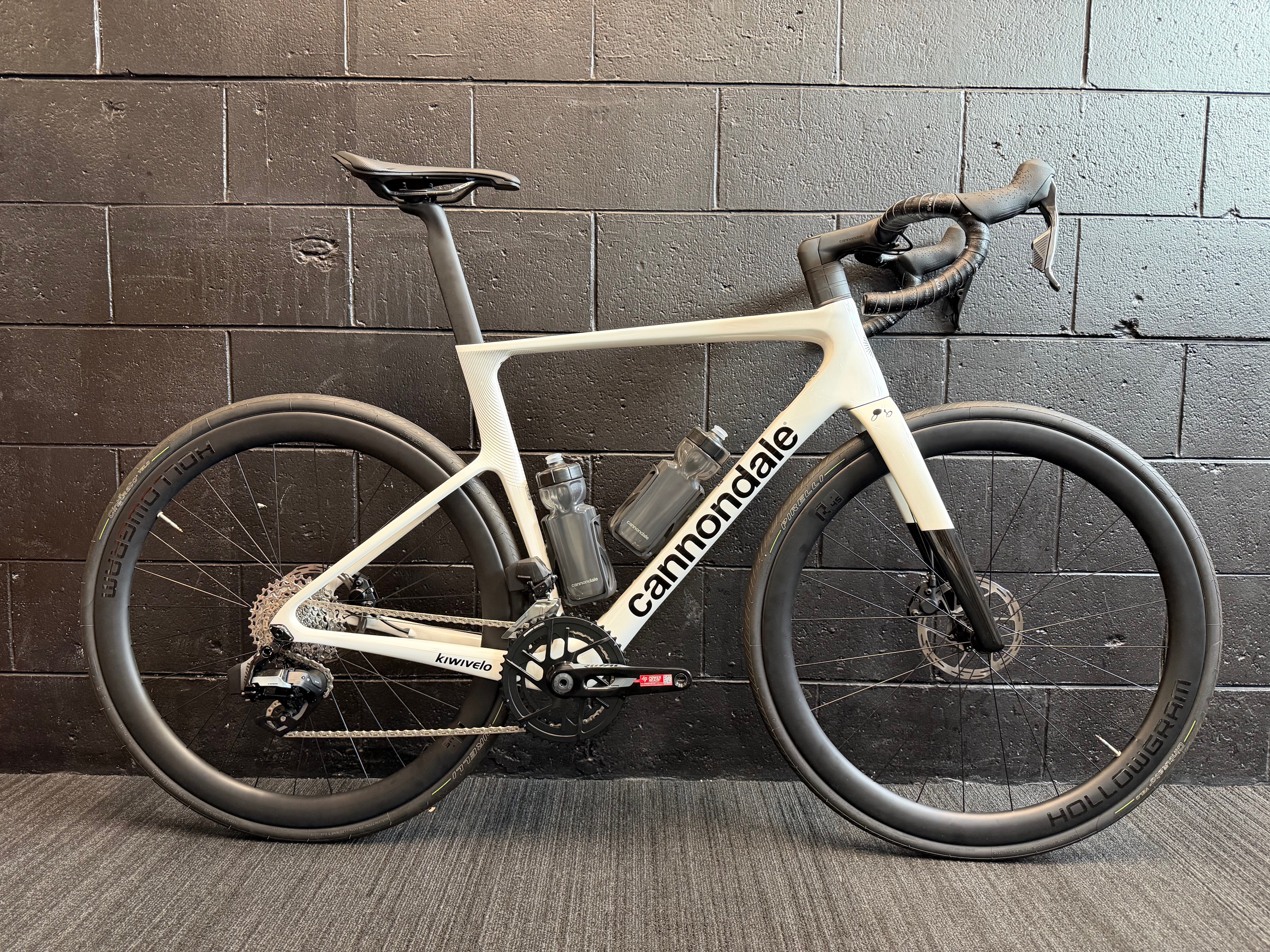 Cannondale SuperSix Evo w/ Rival E1 & Hollowgram Carbon Wheels - White ...